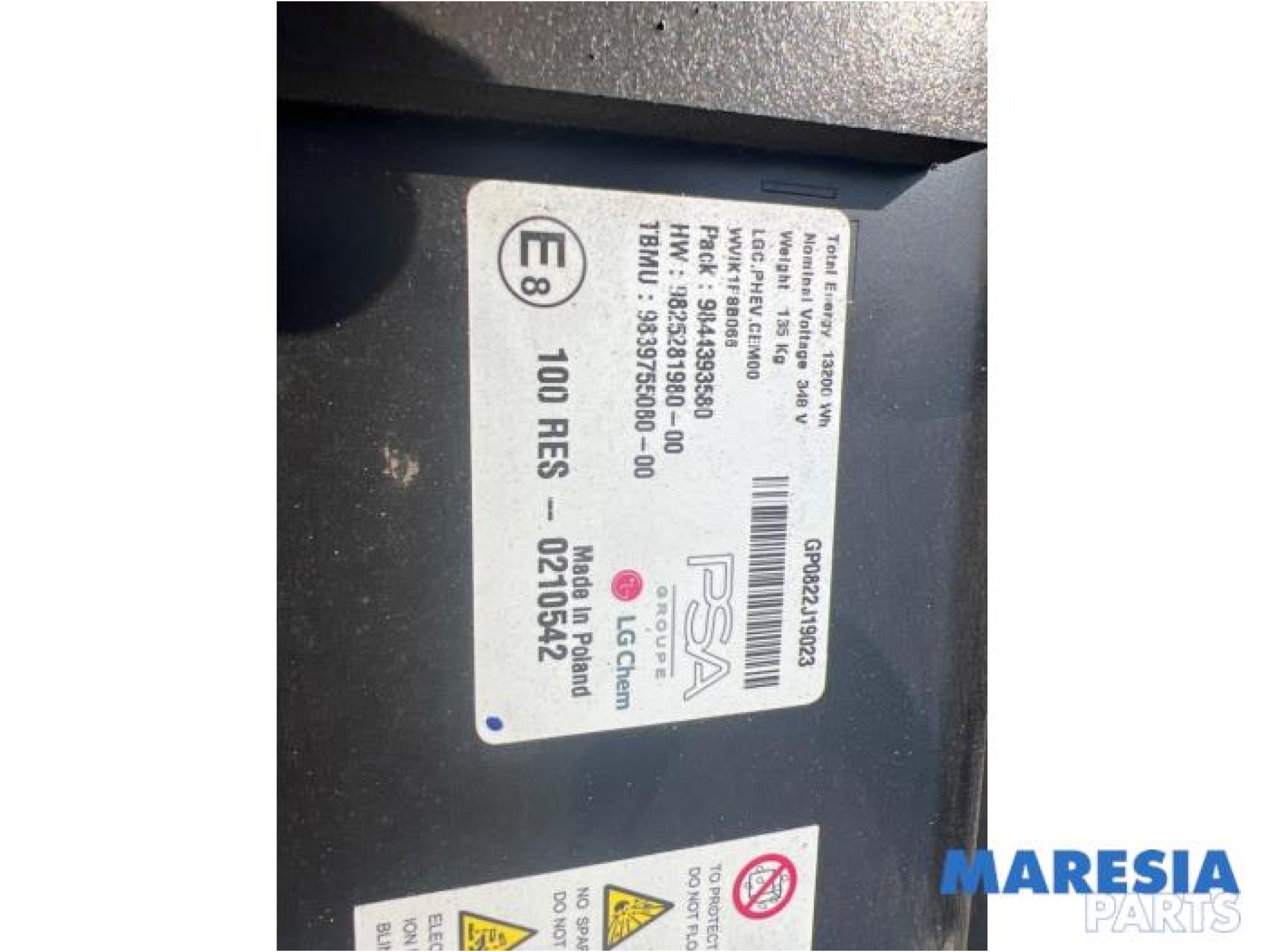 Citroen - C5 Aircross - Battery (Hybrid)